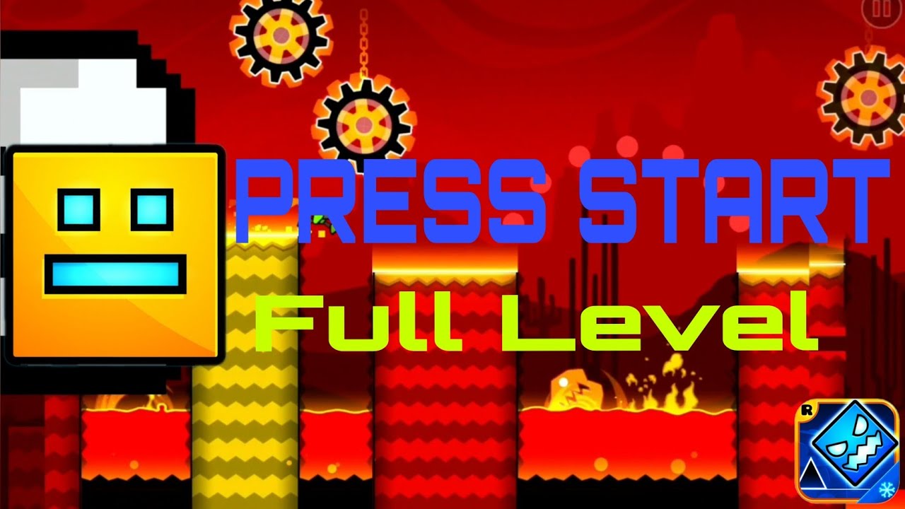 Geometry Dash Subzero Press Start Full Level Youtube