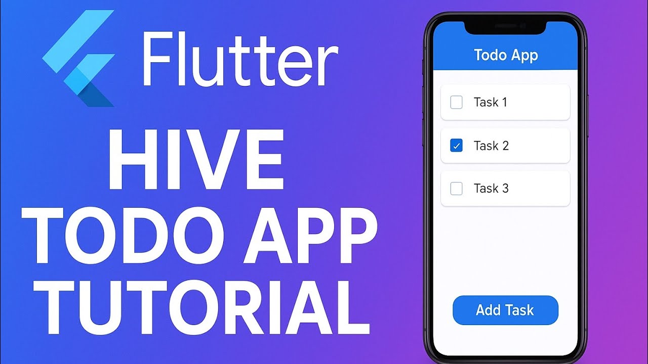 Complete Flutter Hive Todo App Step By Step Full Tutorial Youtube