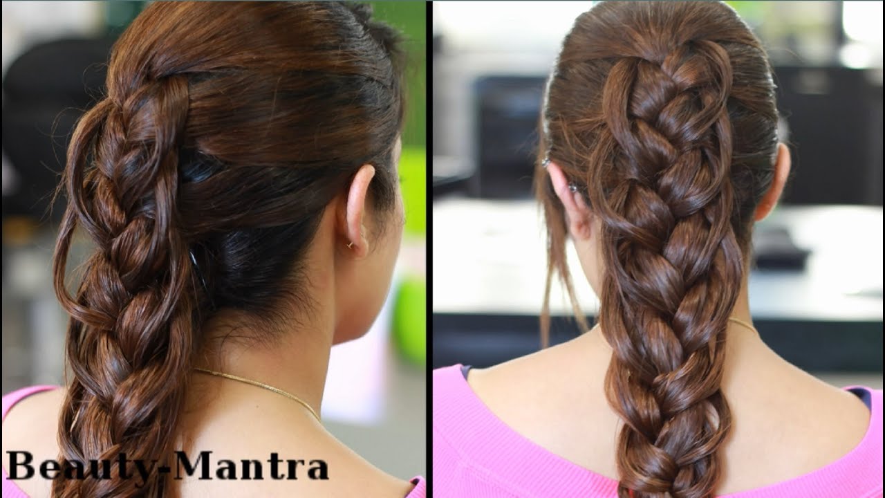 Hairstyle Loop Braid Youtube