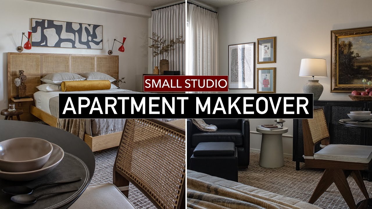 Small Studio Apartment Makeover Decorating Ideas Diys Full Tour