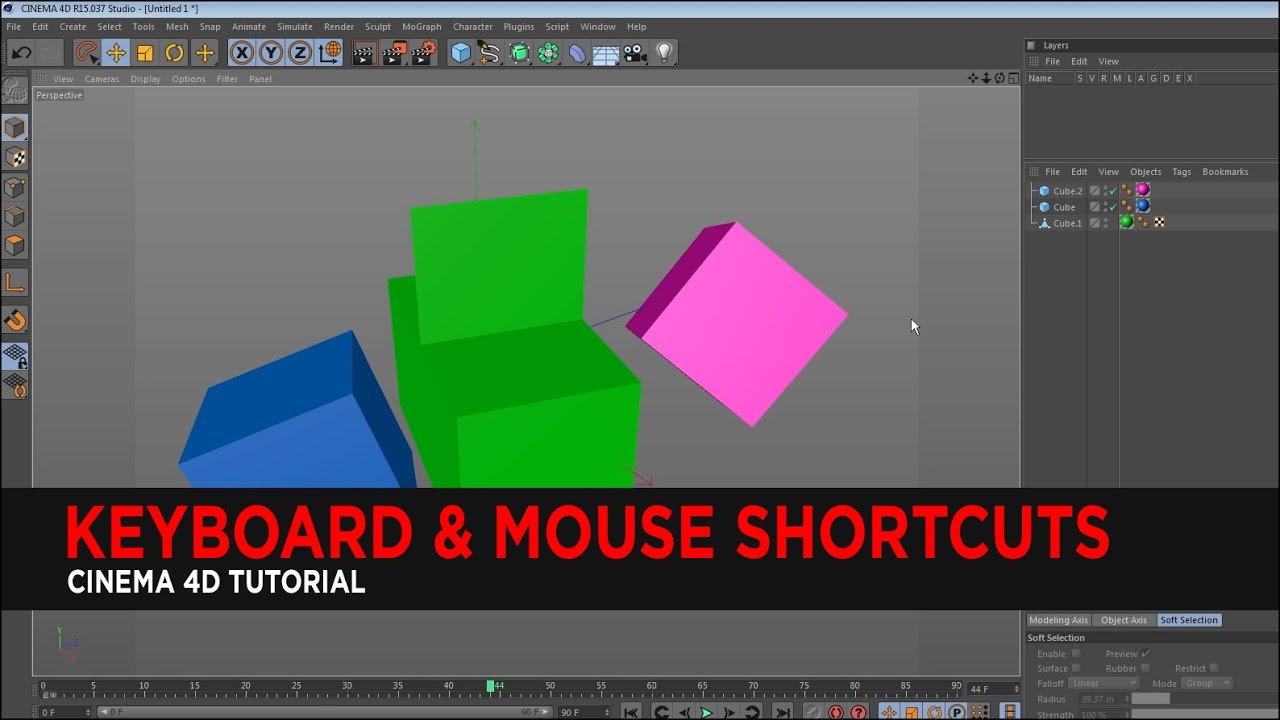 Tutorial Keyboard Mouse Shortcuts In Cinema 4d