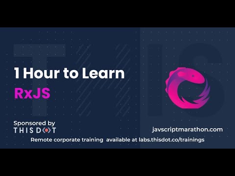 Learning Rxjs In 1 Hour Javascript Marathon Youtube