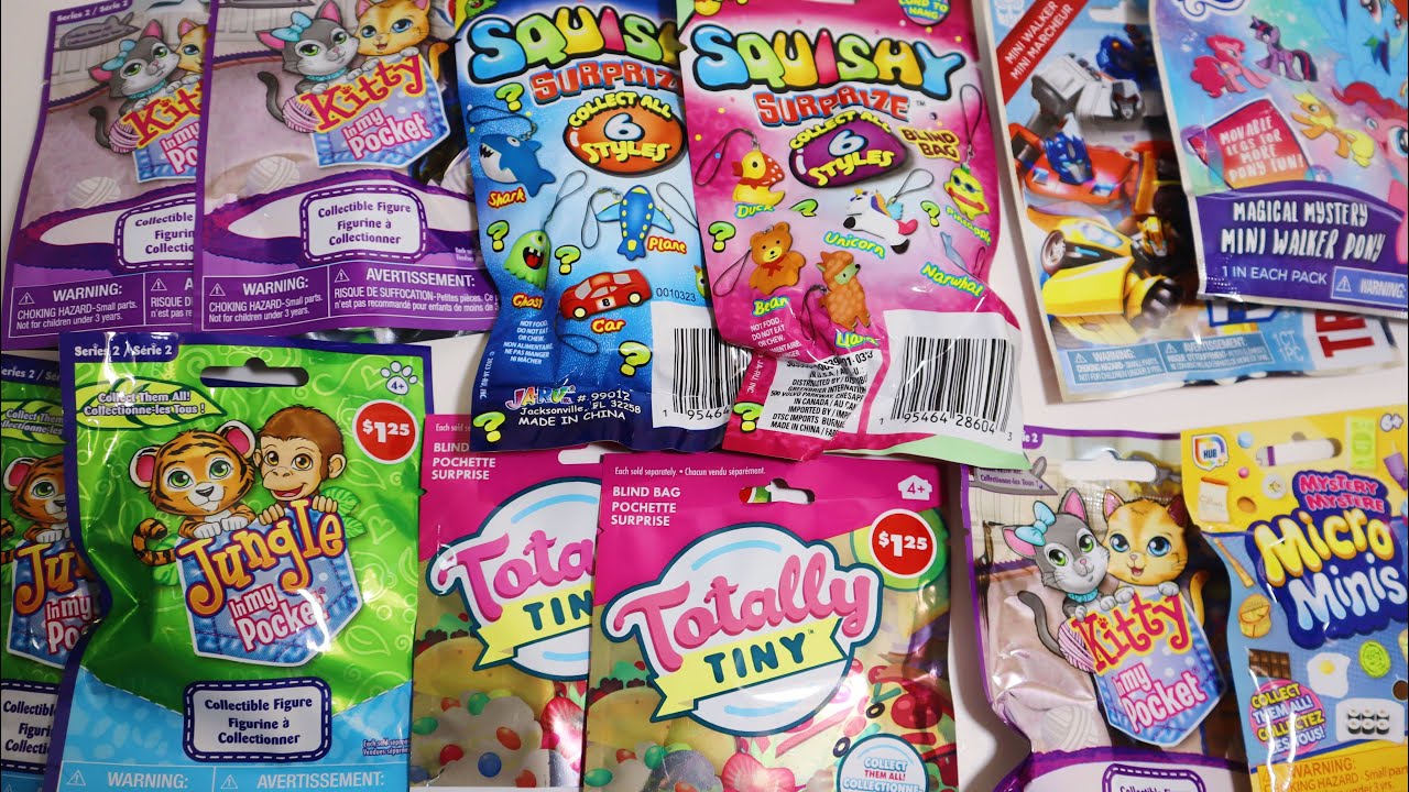 Dollar Tree Blind Bags Unboxing Asmr Toy Unboxing Youtube