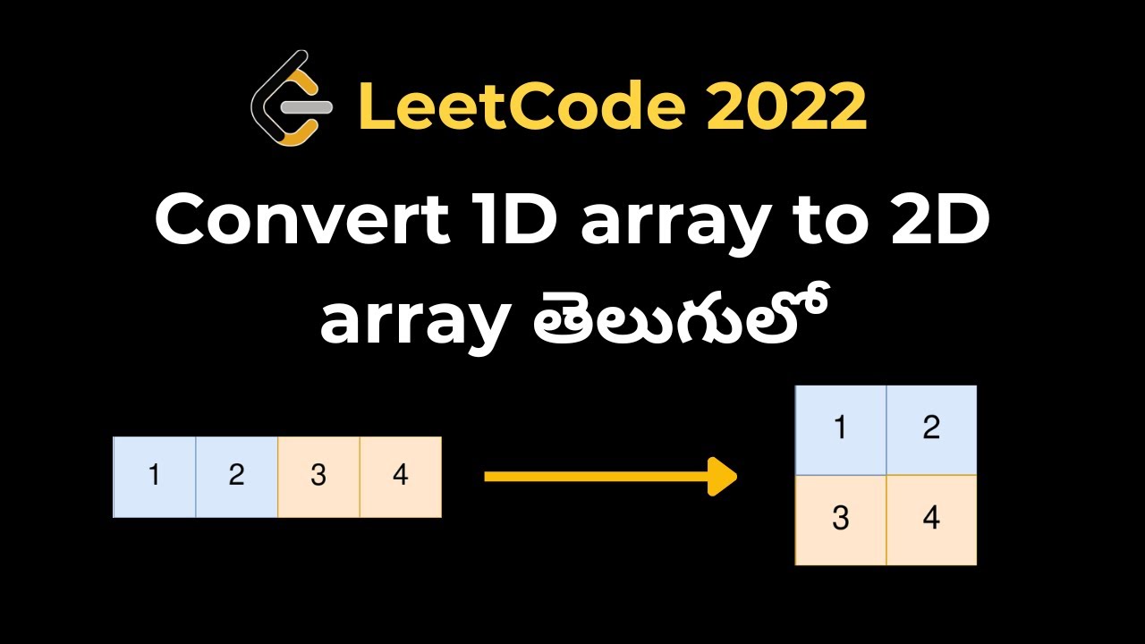 Leetcode 2022 Convert 1d Array Into 2d Array Python а а а іа ѓа а ѓа іа Youtube