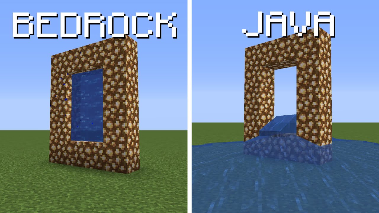 Java Vs Bedrock Youtube