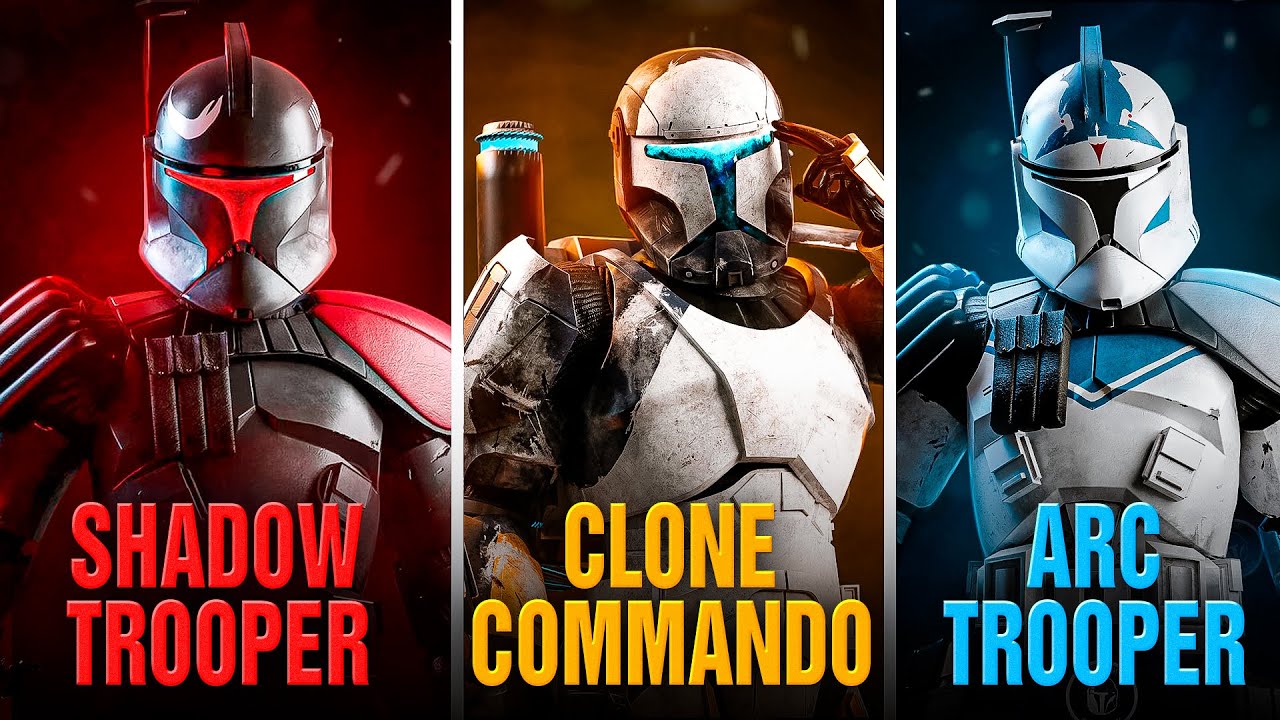 Every Single Elite Clone Trooper Type Variant Explained Youtube