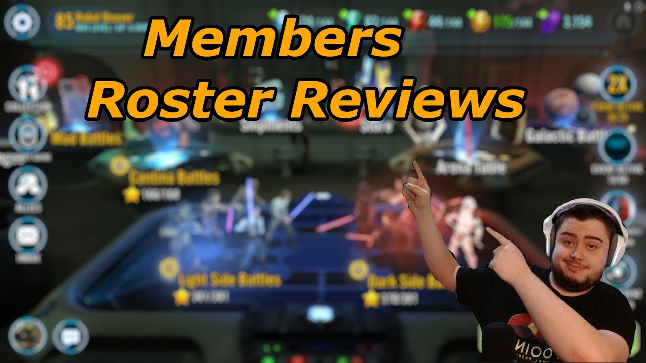 Our First Members Roster Review Stream Youtube
