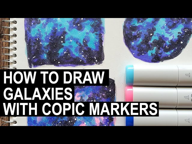 How To Draw Galaxy With Copic Markers