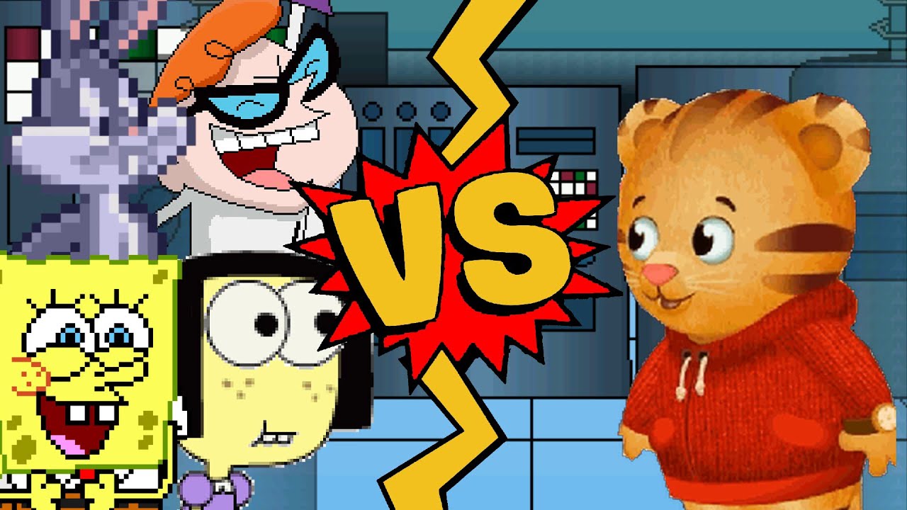 M U G E N Battles Bugs Bunny Dexter Spongebob Tilly Green Vs Daniel