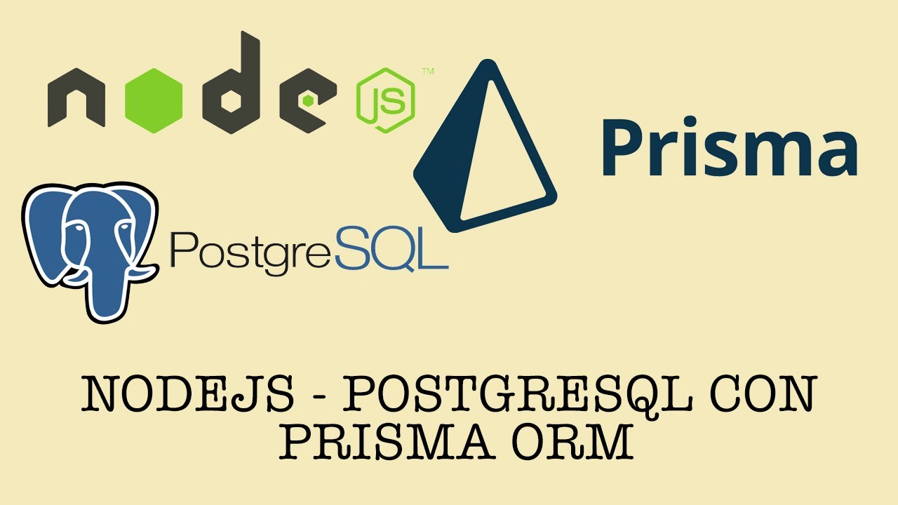Nodejs Api Postgresql Con Prisma Orm Youtube