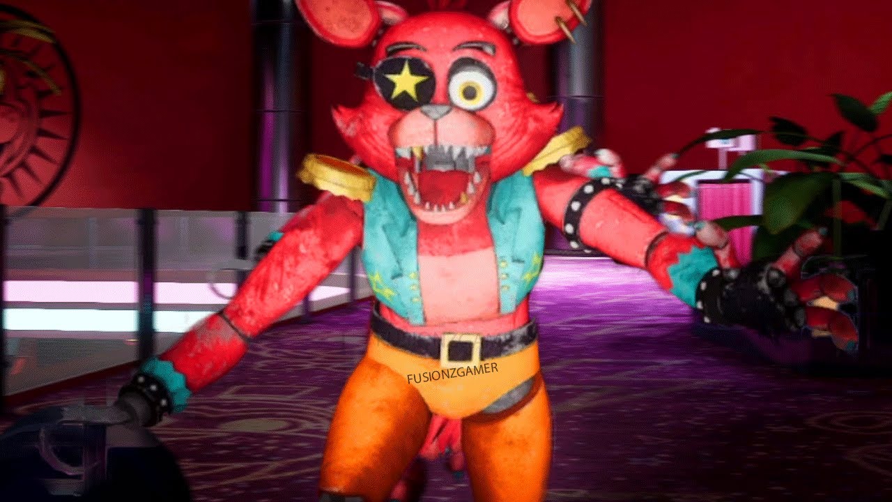 Glamrock Foxy This Is Insane Fnaf Security Breach Mods Youtube