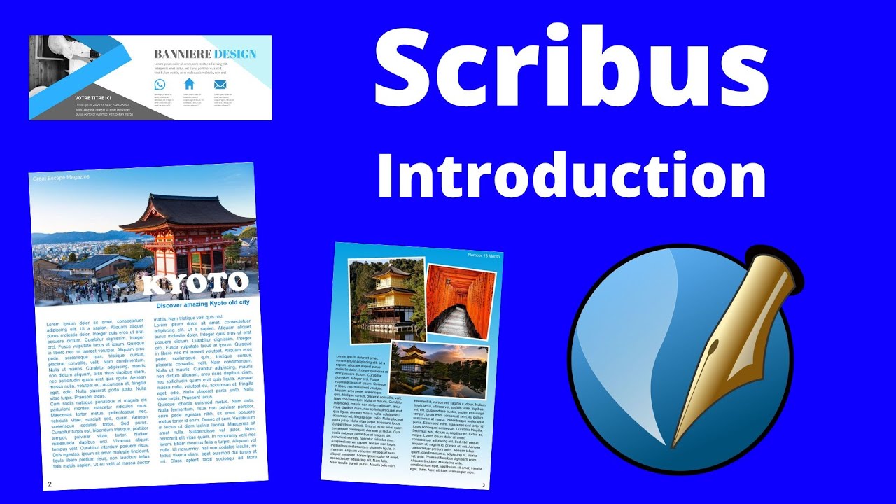 Scribus Introduction Youtube