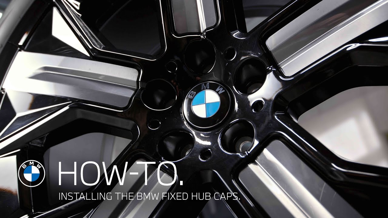 How To Installing The Bmw Fixed Hub Caps Youtube