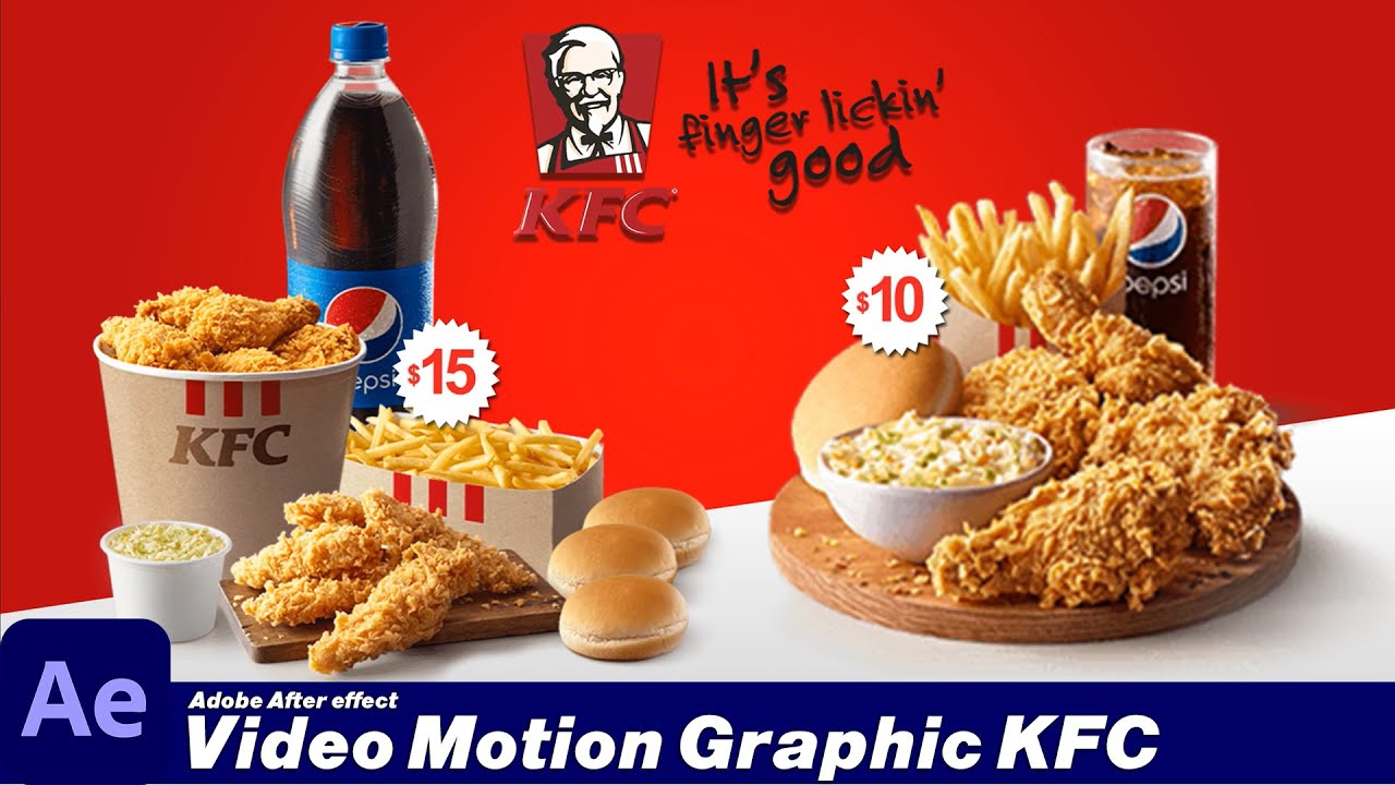 Video Motion Graphic Kfc Youtube
