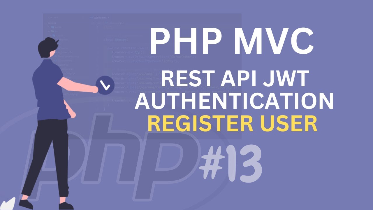 Php Rest Api Jwt Authentication Register User Youtube
