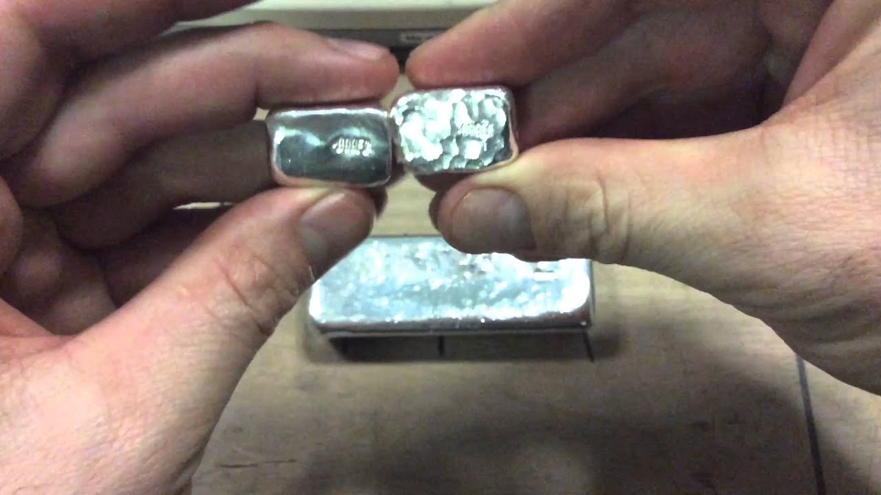 Hand Poured Silver Bar Test Run Youtube