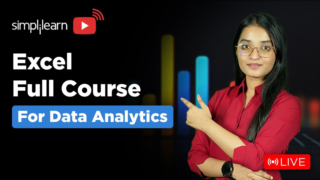 Excel For Data Analysis Full Course Excel Data Analysis Tutorial
