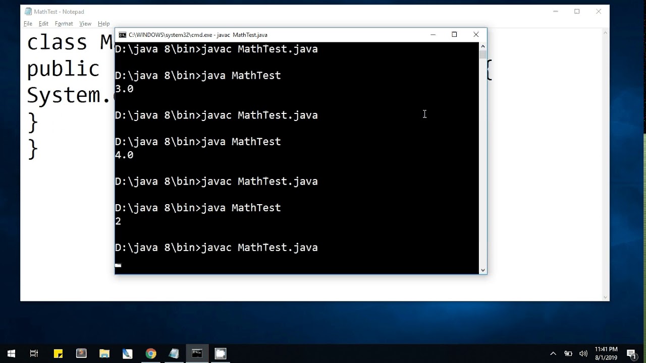 6 Math Class In Java Youtube