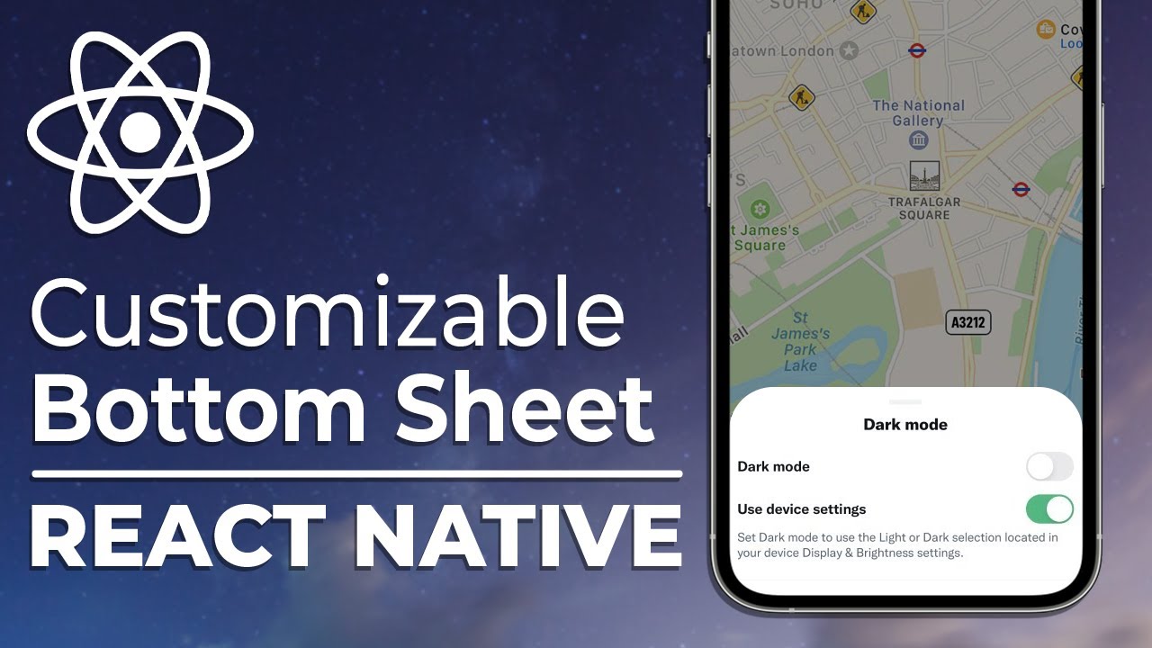 How To Present A React Native Bottom Sheet Youtube