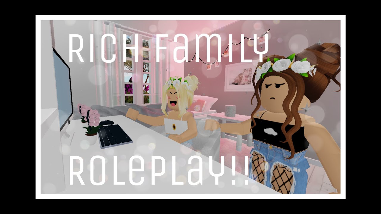 Bloxburg Roleplay The Rich Family Youtube