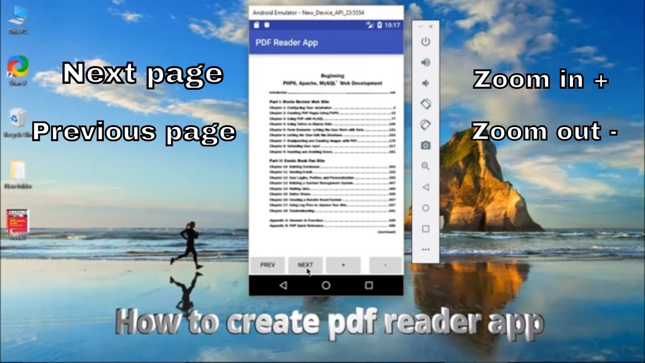How To Create Pdf Reader App In Android Studio Youtube