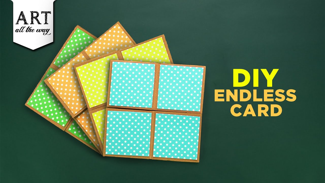 Paper Craft Diy How To Make Endless Card Endless Card