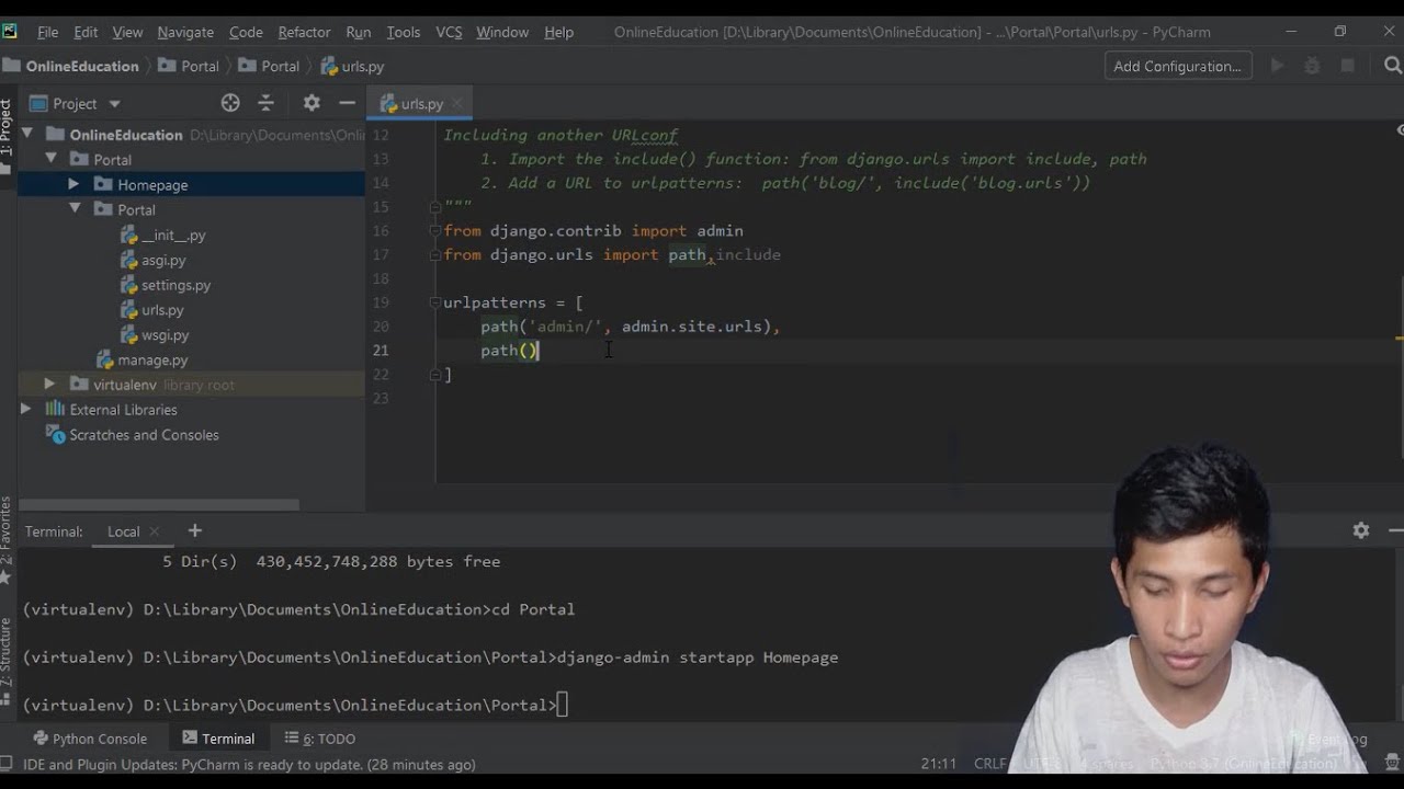 Introduction To Django Programming Online Training Youtube