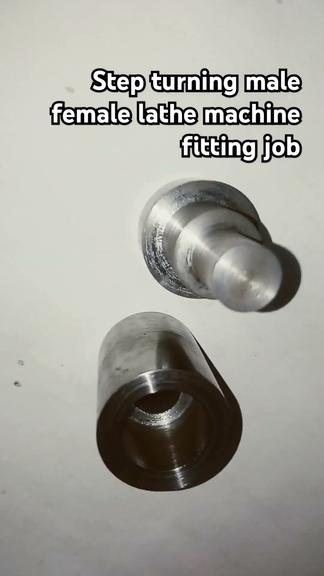 Step Turning Male Female Lathe Fitting Job Made By Iti Training Youtube