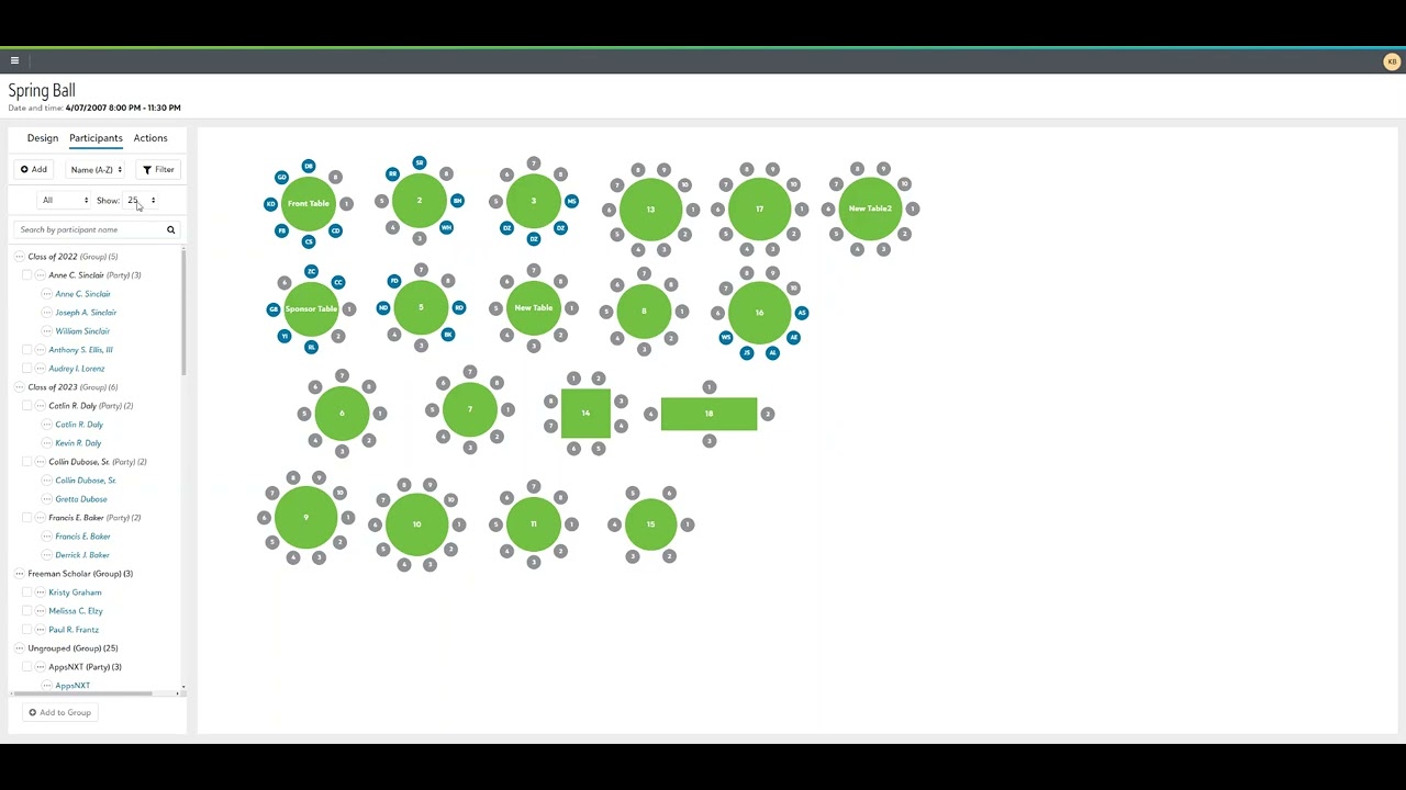 Appsnxt Seating Chart Training Youtube
