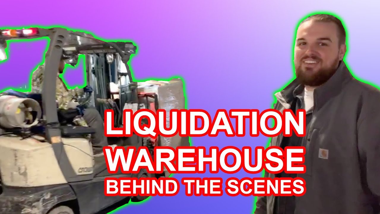 Incredible Behind The Scenes Liquidation Warehouse Truck Unloading