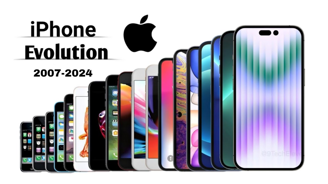 Evolution Of Iphone Iphone Evolution 2007 2023 Apple Evolution