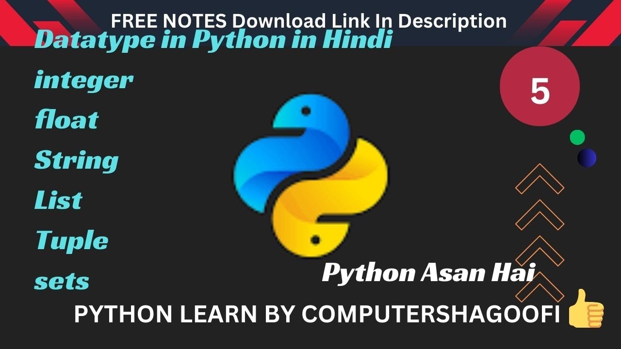 Python Part 5 Data Type In Python Tuple List Sets String