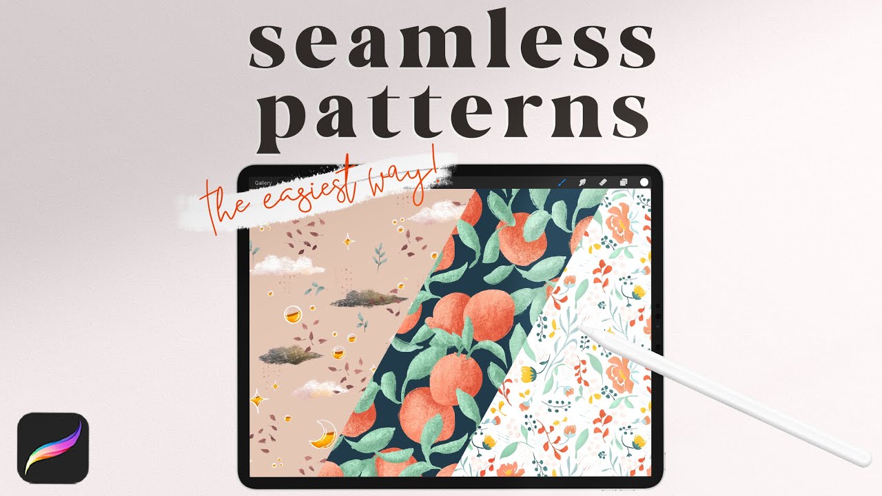 Perfect Seamless Pattern Repeats In Procreate 5 Youtube