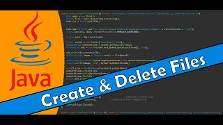 Java Tutorial 89 Java File Class To Create And Delete Files In