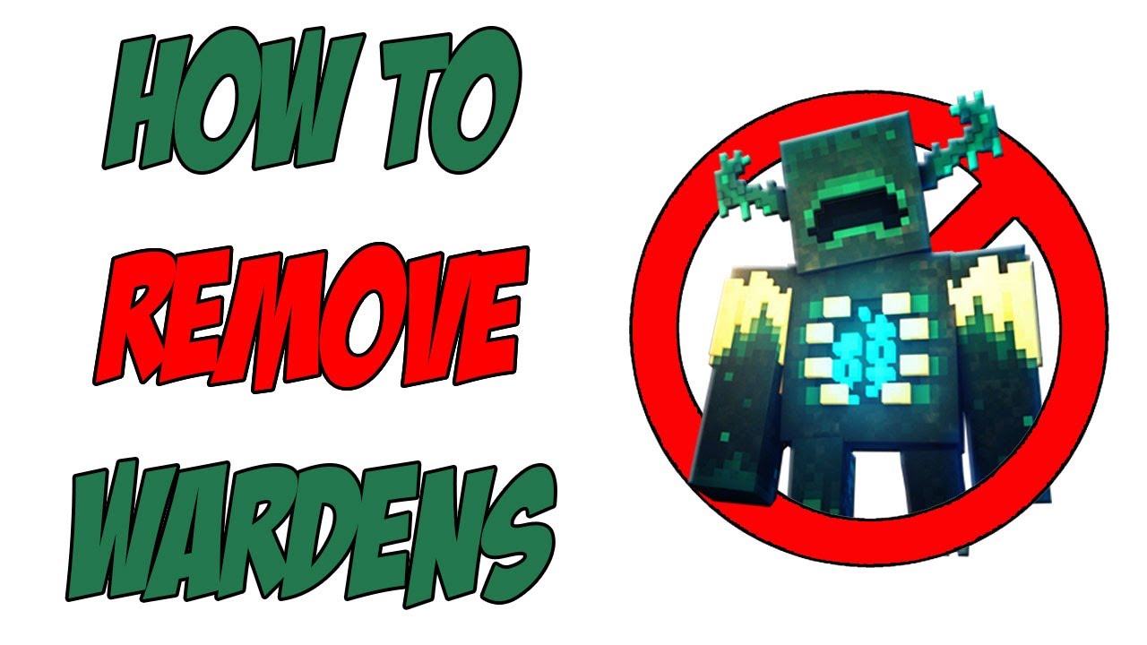 How To Remove The Warden From Minecraft Java Youtube