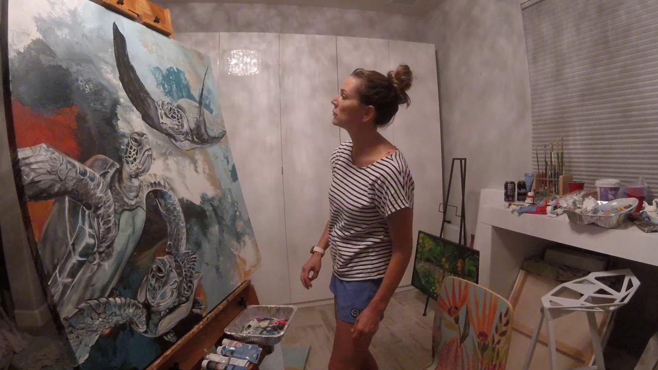 Turtle Painting Time Lapse Youtube