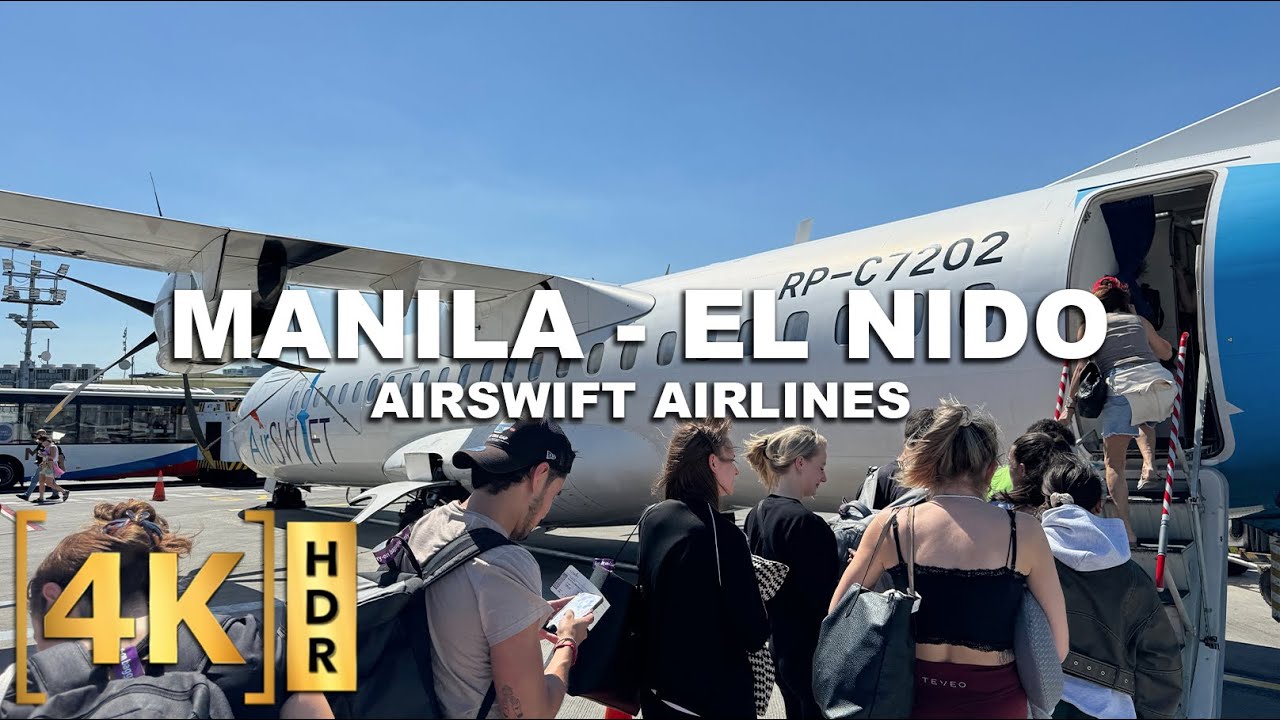 Flying With Airswift Airlines The Only Direct Flight From Manila To El