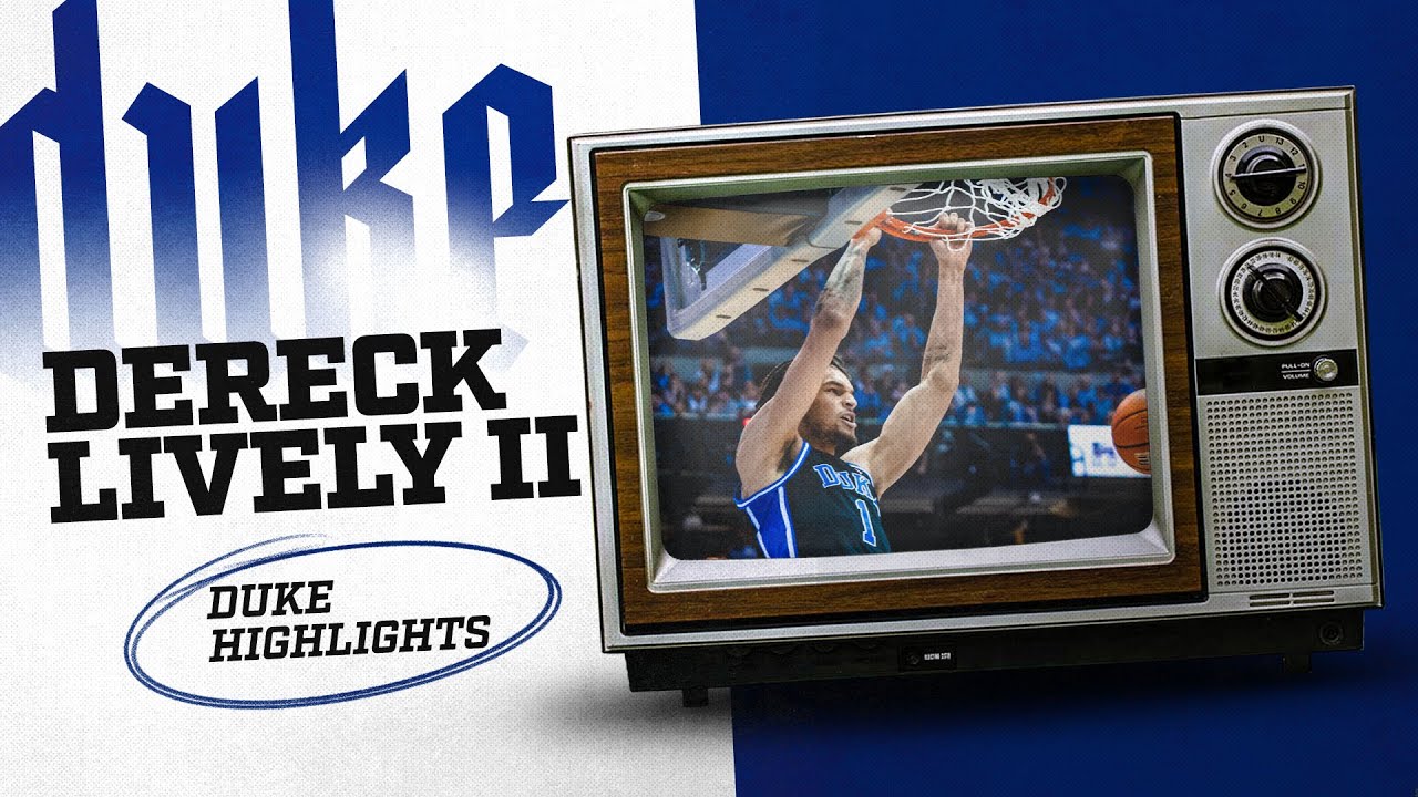 Dereck Lively Ii Duke Highlight Reel Youtube