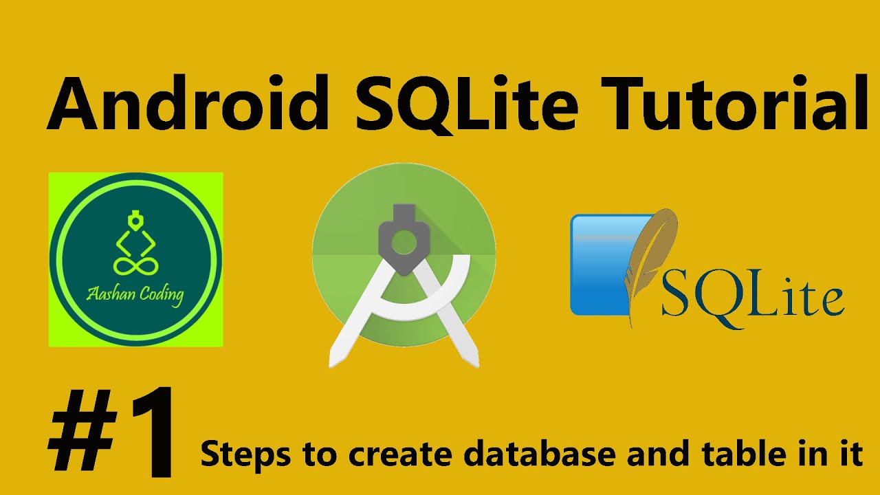 Android Sqlite Tutorial 1 Steps To Create Database And Table In It