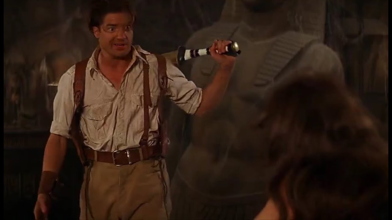 Brendan Fraser Saves Rachel Weisz From Mummies The Mummy 1999 Youtube