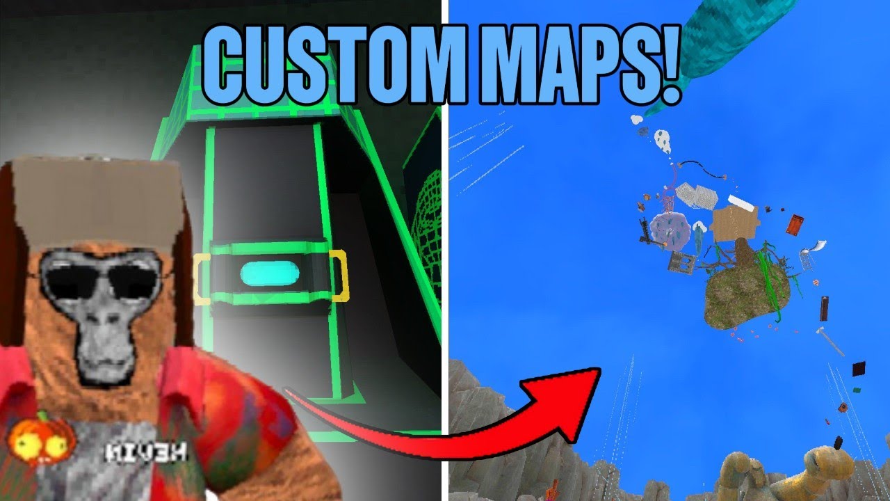 Gorilla Tag Added Custom Maps Made By Youtubers Youtube
