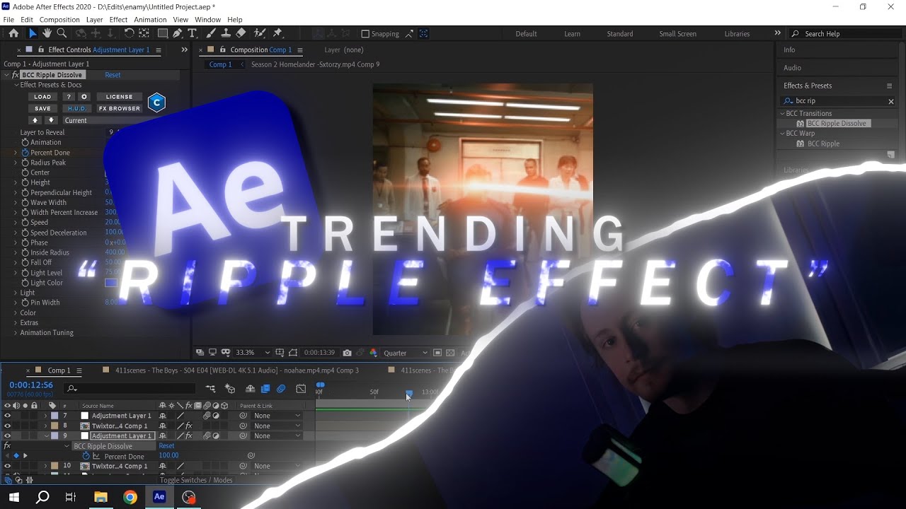 Trending Ripple Effect After Effects Tutorial Youtube