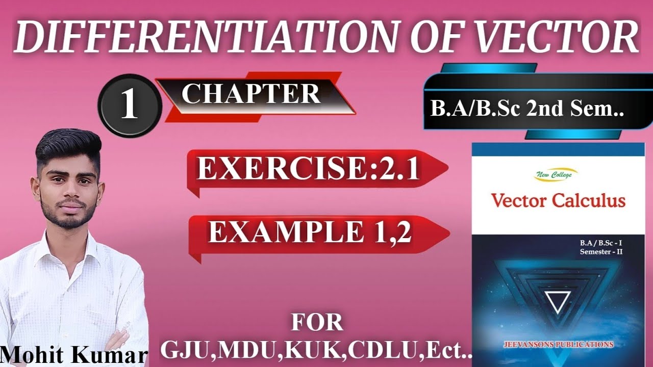 Exercise 2 1 Example 1 2 B A B Sc Math 2nd Semester Differentiation