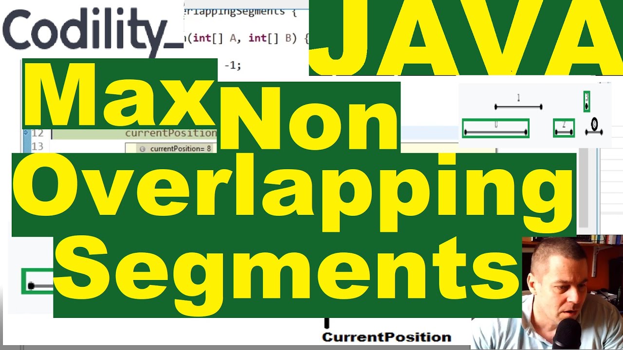 Codility Maxnonoverlappingsegments Java Solution Youtube