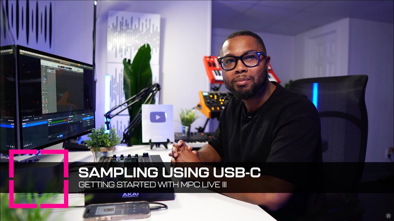 Getting Started With Mpc Live Iii Sampling With Usb C Youtube