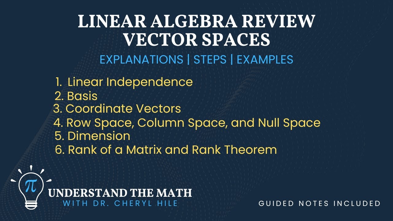Vector Space Examples Linear Algebra Pdf Examples Of Vector Spaces