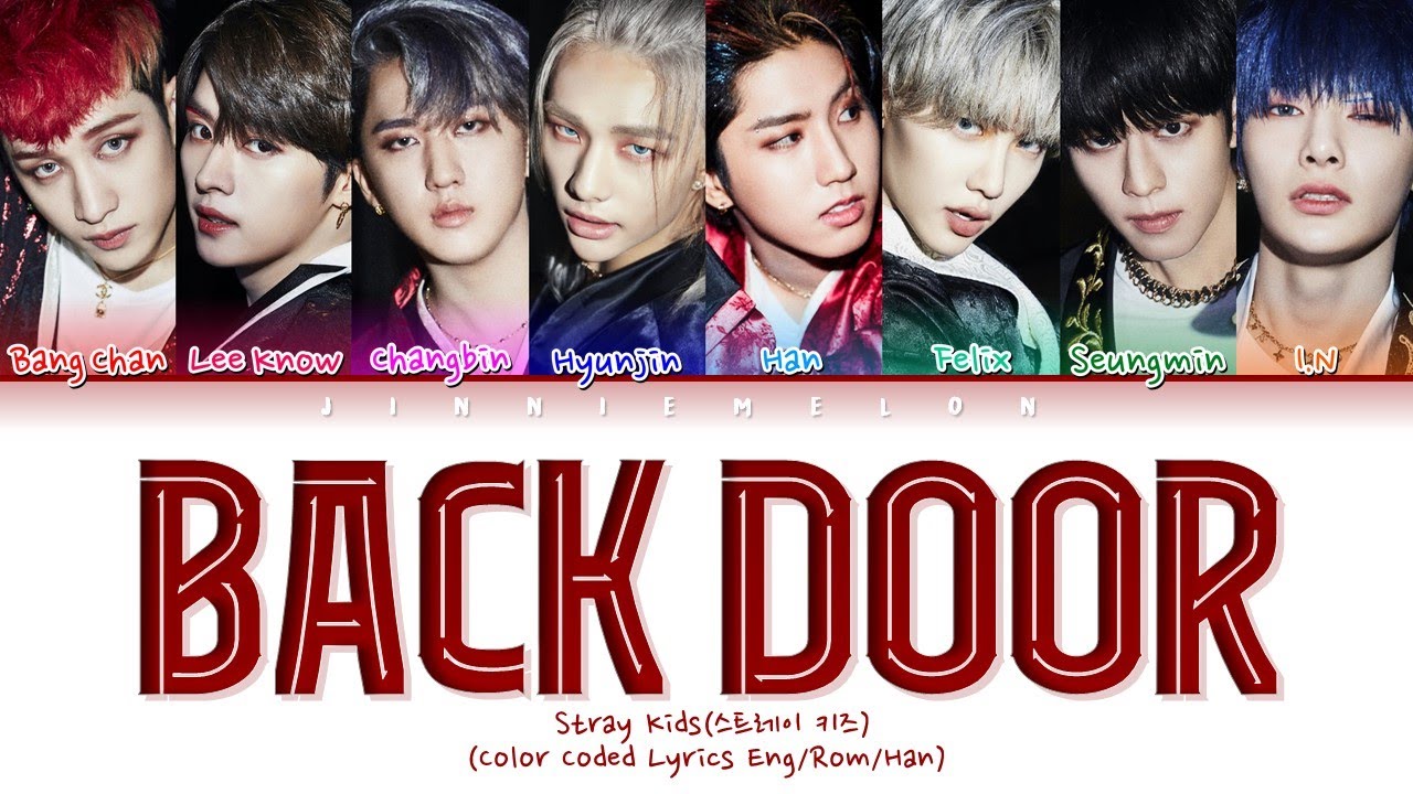 Stray Kids Back Door Color Coded Lyrics Youtube