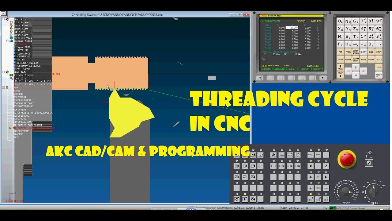 How To Do Thread Turning In Cnc G76 Thread Cycle In Cnc Programming