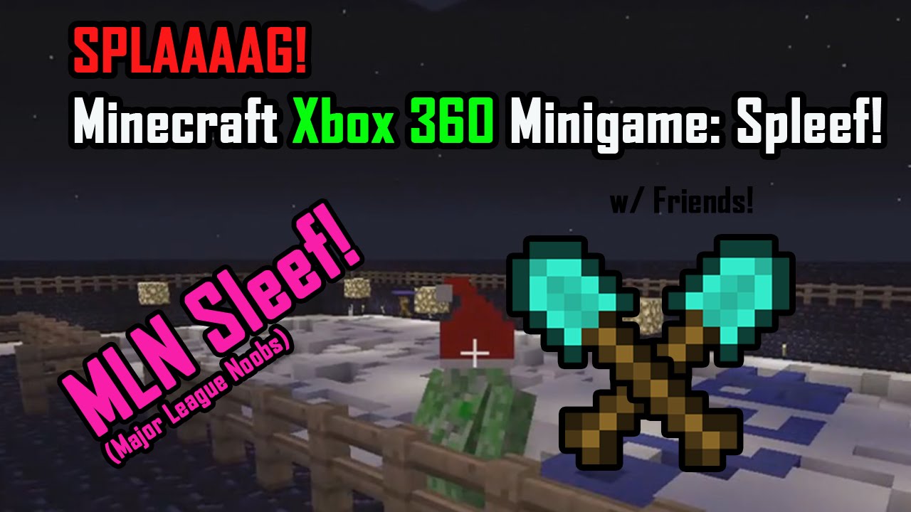 Splaggg Lagcraft Minecraft Mini Game Spleef Minecraft Xbox 360