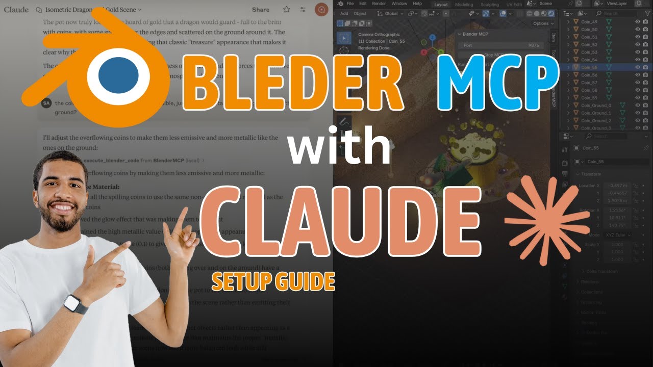 Create Blender 3d Scenes With Claude Ai Blender Mcp Setup